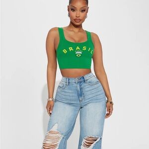 Fashion Nova | Tops | New Brasil Tank Top | Poshmark